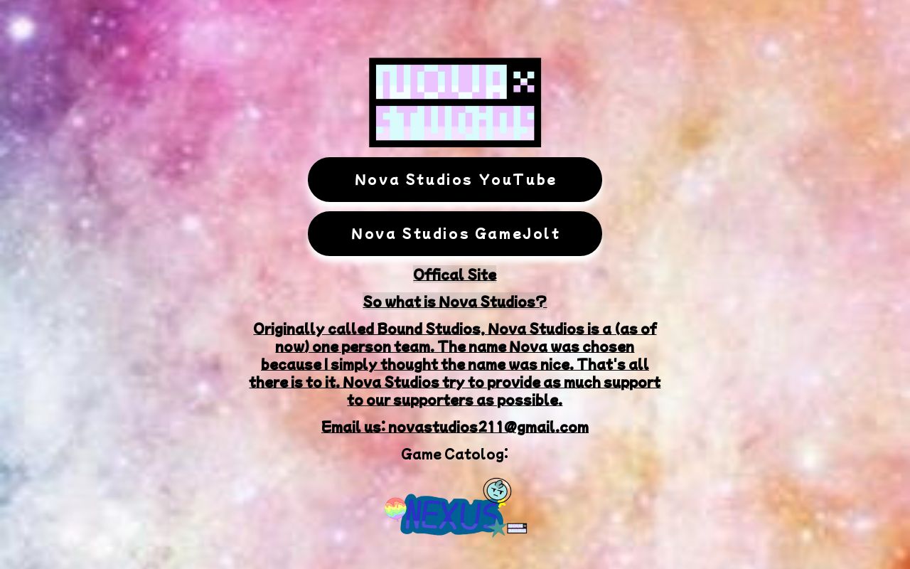 Nova Studios Offical Site